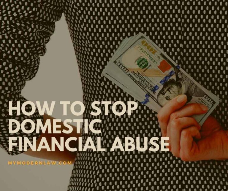 How to STOP Financial Domestic Abuse | Modern Law