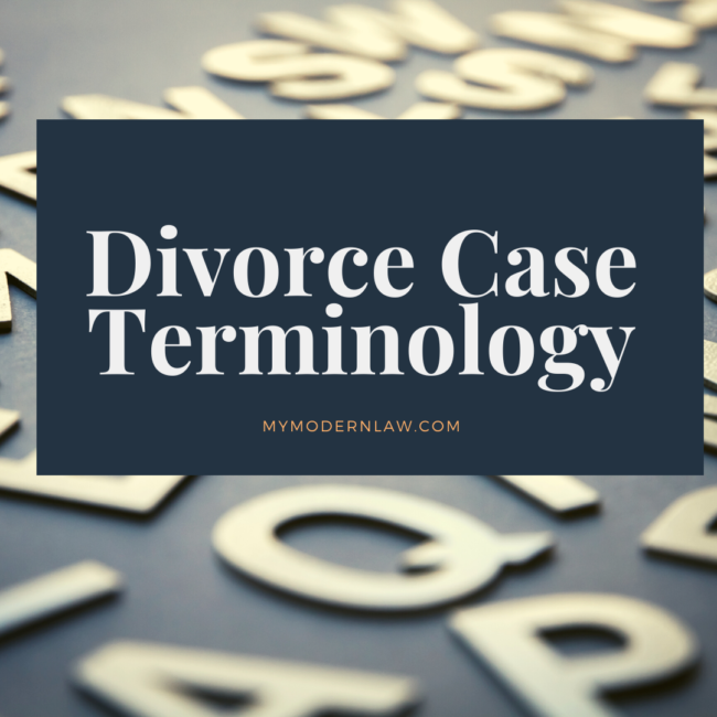 Divorce Terminology in Court | Modern Law