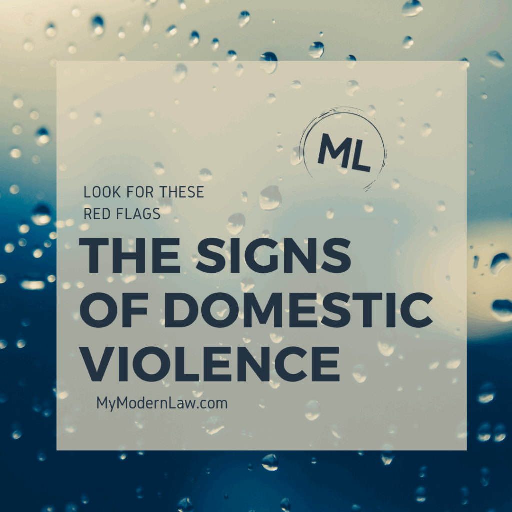 The Signs of Domestic Violence | Modern Law