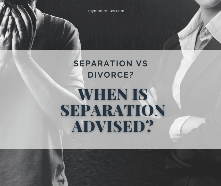 Legal Separation and Separation Agreements | Modern Law