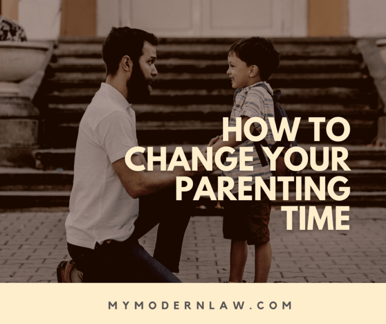 Modification of Parenting Time and Legal Decision