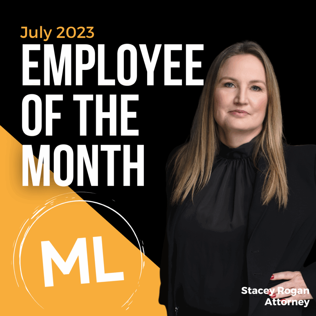 Honoring Stacey Rogan - Employee of the Month at Modern Law