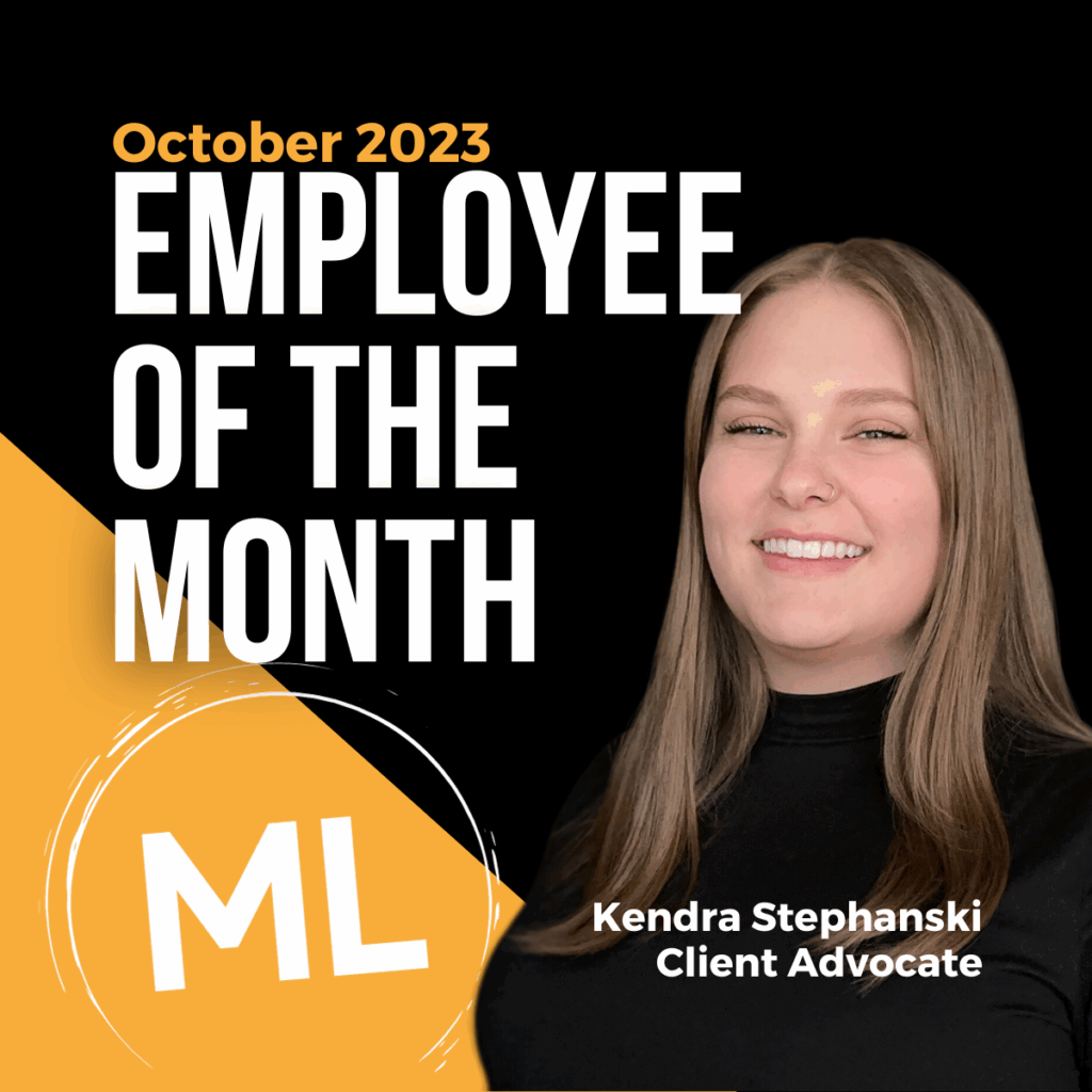 Kendra Stephanski as October 2023 Employee of the Month