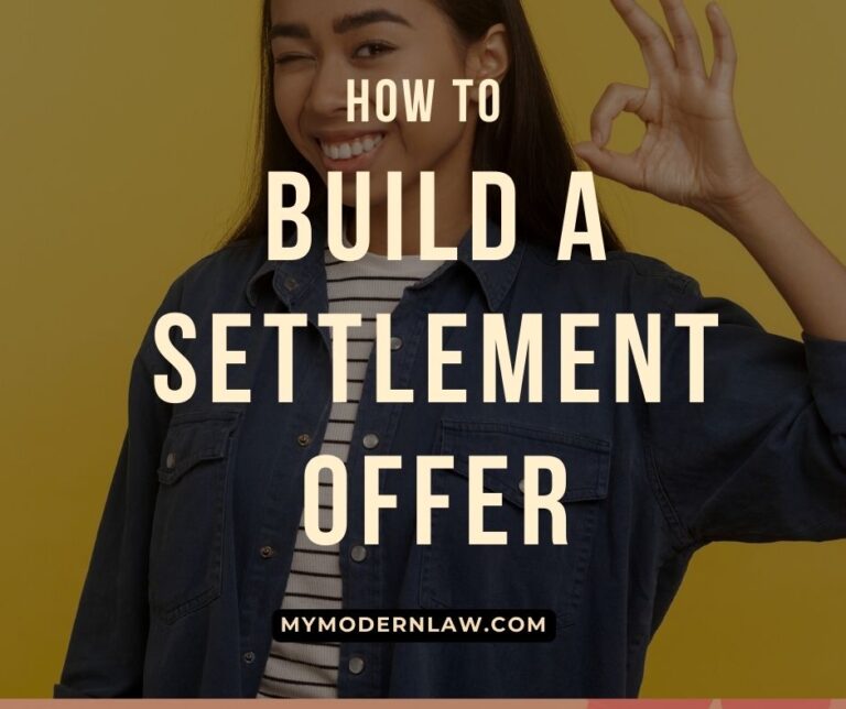 Building a Settlement Offer to Avoid Court | Modern Law