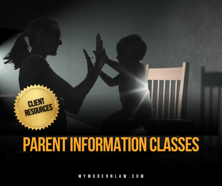 Parent Information Classes | Modern Law